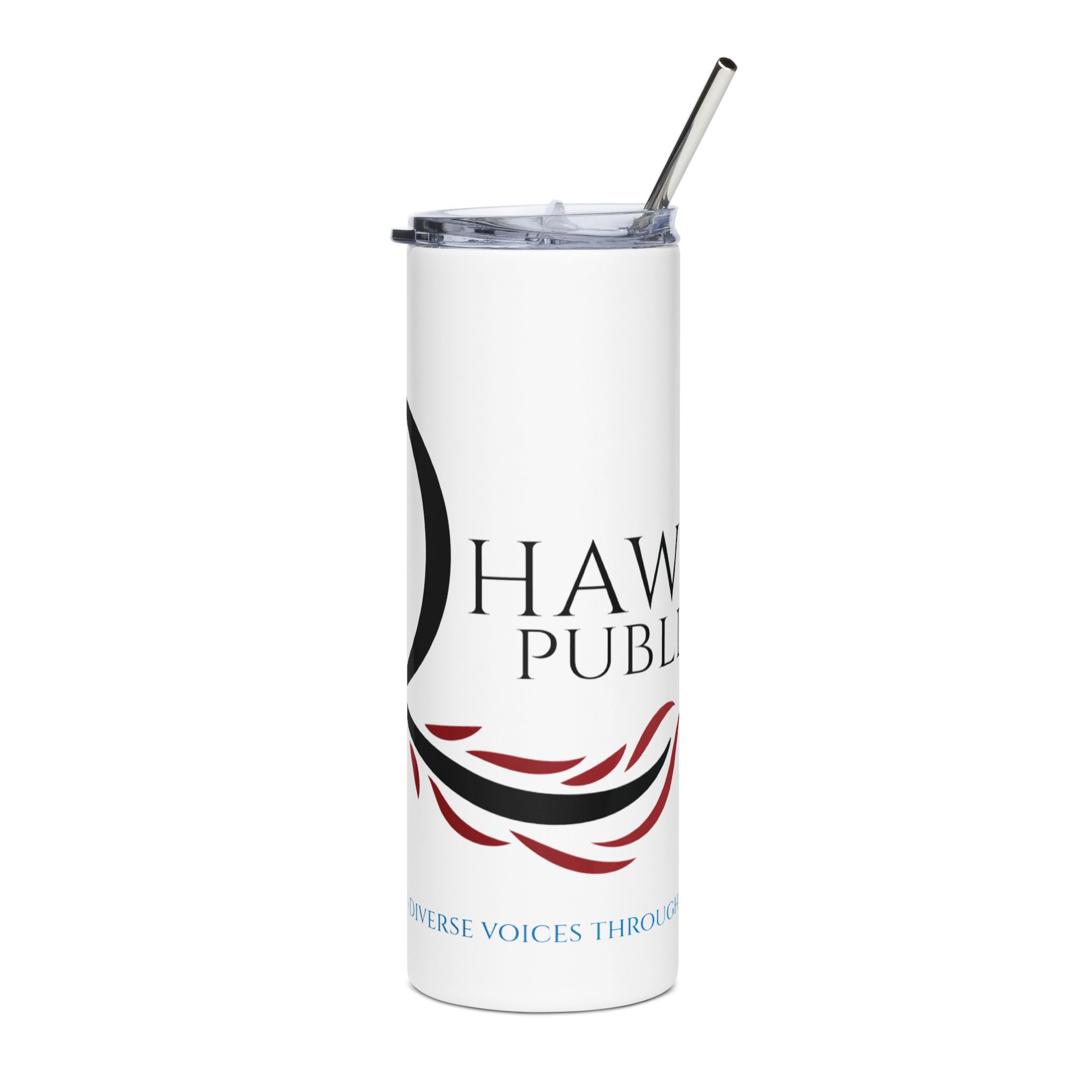Stainless steel tumbler – Quill Hawk Publishing